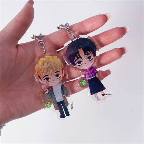 Sangwoo Oh Bum Yoon Killing Stalking Manhwa Manga Otaku Anime Yaoi Glitter Epoxy Acrylic