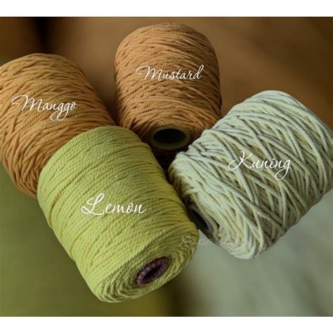 Jual Tali Macrame Warna 1kg Shopee Indonesia