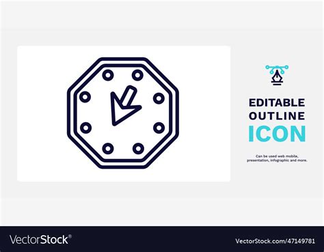 Corner Widget Icon Thin Line Widget Icon Vector Image