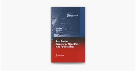 ‎fast fourier transform algorithms and applications by k r rao do