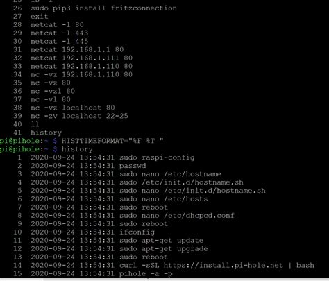 Agile Linux Anzeigen Des Timestamp In Der History Mit Hilfe Von Histtimeformat