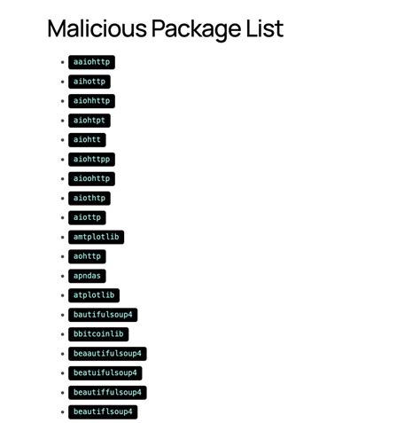 Tradingstrategyai On Twitter Python Pypi Package Typosquatting