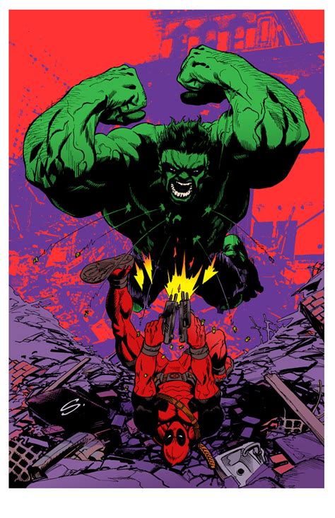 Hulk Deadpoolcolor Copy By Stevescott On Deviantart