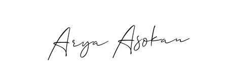 95 Arya Asokan Name Signature Style Ideas Creative Esignature