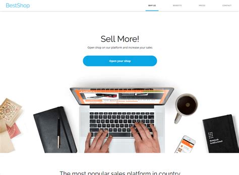 GitHub BartoszKalota Website Best Shop A Responsive One Page Website