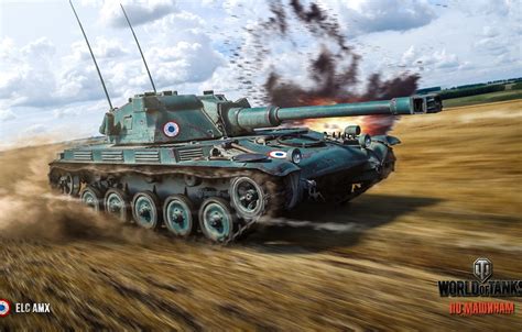 Wallpaper Speed World Of Tanks Wargaming Net AMX ELC Images For