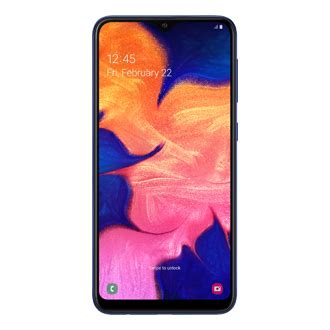Смартфон Samsung Galaxy A10 синий характеристики | Цены и акции ...
