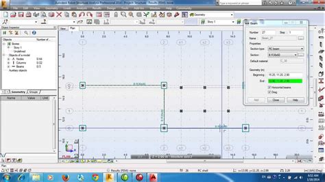 How To Draw The Beam Column And Slab In Autodesk Robot Youtube