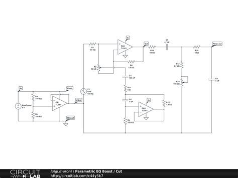 Parametric Equalizer Schematic Diagram Board