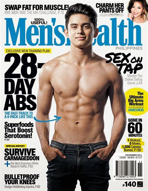 James Reid Shows A Fast Track To A Sexy Abs In Mens Health Cover