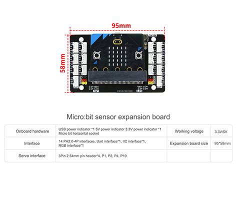 Yahboom Raspberry Pi Pico Sensor Expansion Board With Servo Pins Spi Serial And Iic Interface