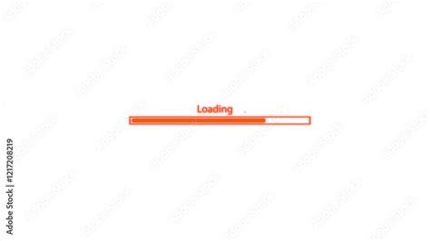 Glitch Loading Bar Animation Of Cyberpunk Style Loading Bar With Glitch Effect Futuristic