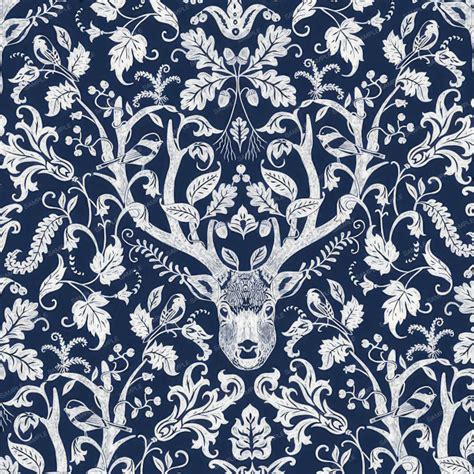 Deer Pattern Wallpaper