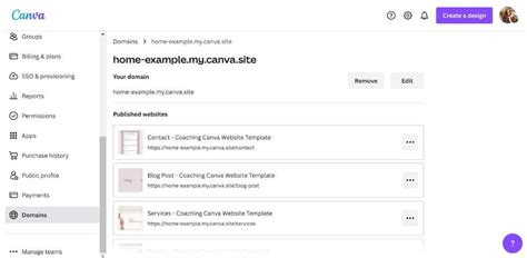 How To Publish A Canva Website