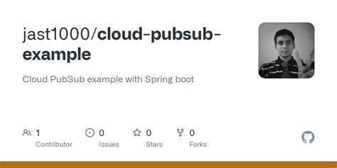 GitHub Jast1000 Cloud Pubsub Example Cloud PubSub Example With