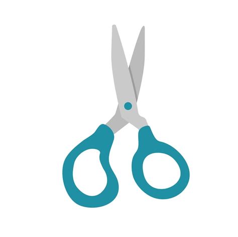 Premium Vector Closed Scissors Cartoon Vector Illustration Tool For
