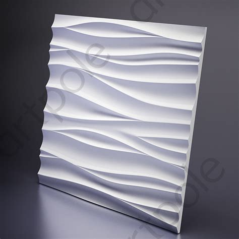 Гипсовые 3D панели Artpole SILK platinum 600x600 мм артикул D-0002-pl ...