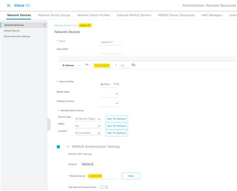 Cisco ISE Wired 802 1X With EAP TLS Example