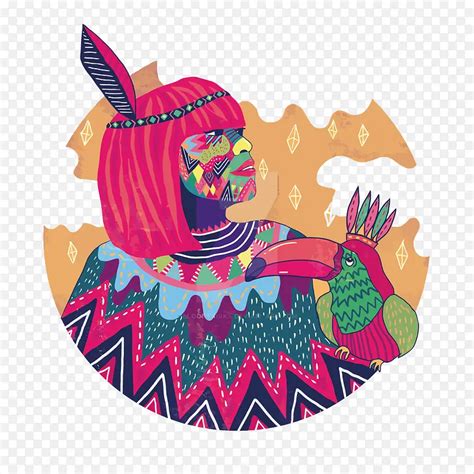 矢量印第安少女png图片素材下载图片编号qvmxgklk 免抠素材网