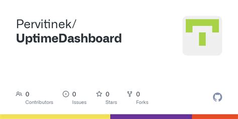 GitHub Pervitinek UptimeDashboard