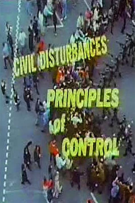 Civil Disturbances Principles Of Control 1968 Posters — The Movie
