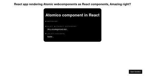 Atomico React Example Forked Codesandbox