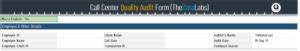 Call Center Audit Form In VBA Excel TheDataLabs