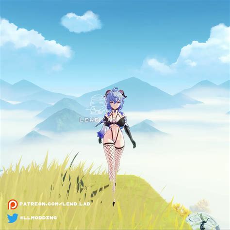 LewdLadMods On Twitter Grass On The Left Clouds On The Right And A Beautiful Thicc Succubus