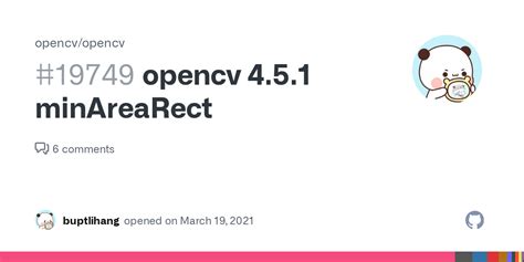 Opencv 451 Minarearect · Issue 19749 · Opencvopencv · Github