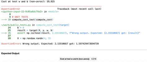 Assertion Error In C1w3logisticregression Lab Supervised Ml Regression And Classification