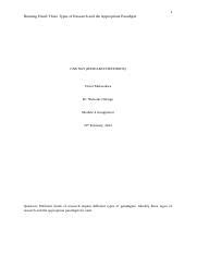 GSB 5021 Module 4 Assignment Docx 1 Running Head Three Types Of