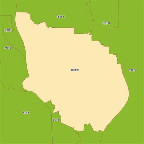 岐阜県瑞穂市の地図 Map It マップイット