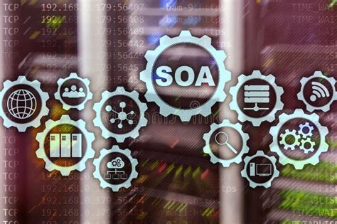 Service Oriented Architecture And Business Process Orchestration Stock Vector Illustration Of