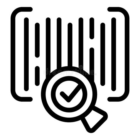Qr Code In The Frame Icon Color Outline Vector Stock Vector
