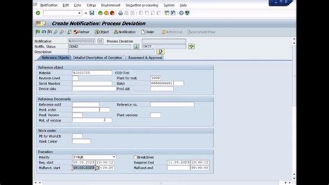 Lecture 29 How To Create Quality Notification And Deviation For Quality Issues Qm01 Qm02 Qm03