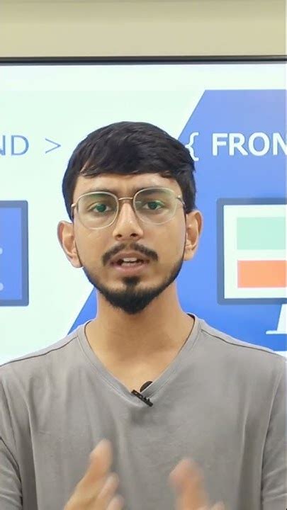 What Is Frontend And Backend Development Explanation With Example Shorts