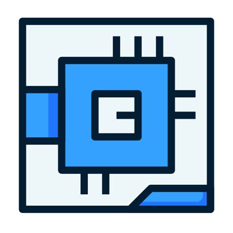 Processor Generic Outline Color Icon