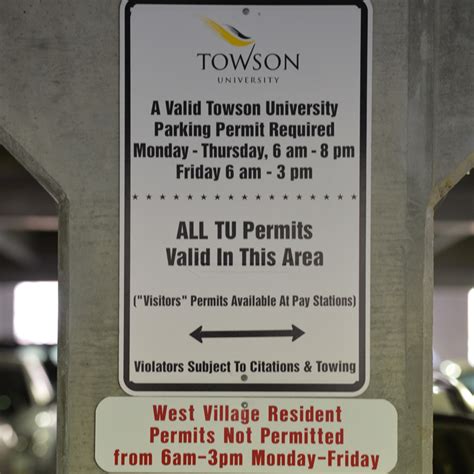 Parking And Transportation Services Towson University