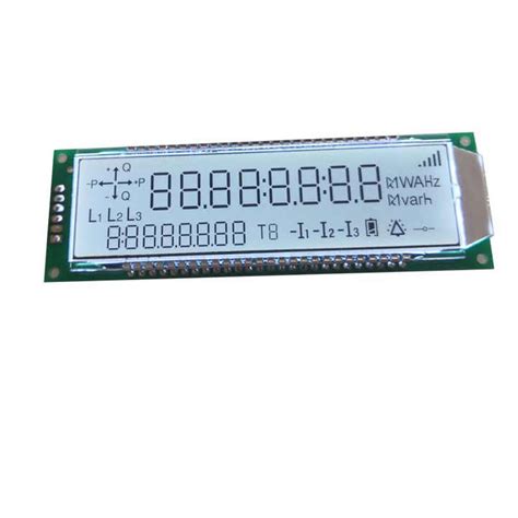 Custom 7 Segment Lcd Display For Solar Energy System