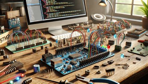 آموزش Gpio در میکروکنترلر Stm32 نحوه استفاده از پایه های ورودی و خروجی ساخت پروژه