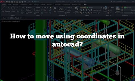 How To Move Using Coordinates In Autocad
