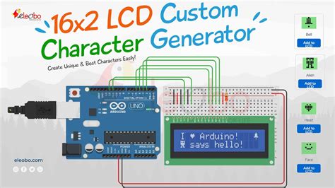 Create Custom Characters And Emojis On 16x2 Lcd Using Arduino 🖥️ Easy Lcd Custom Character