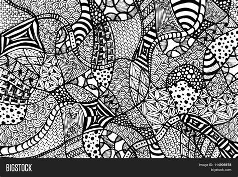 Zentangle Background Vector And Photo Free Trial Bigstock