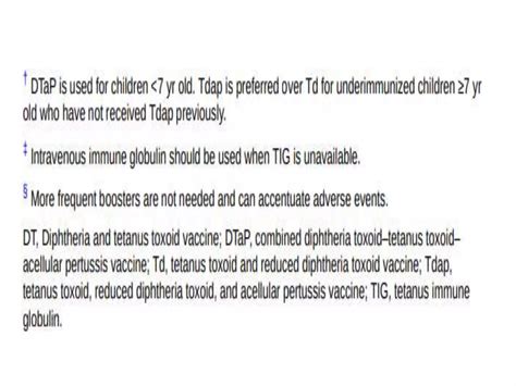 Tetanus Prevention Ppt