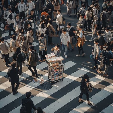 Free Busy Pedestrian Crosswalk Photo City Crowd Busy Download At Stockcake