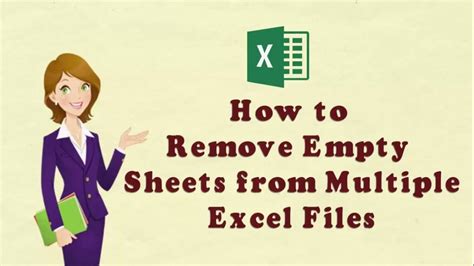How To Remove Empty Sheets From Multiple Excel Files Artofit