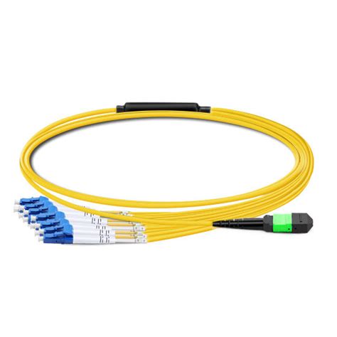 Fibers MTP To LC Breakout Cable Single Mode OS M FiberMall