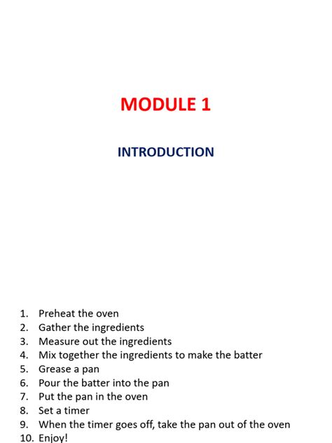 Module 1 Pdf Algorithms Mathematics