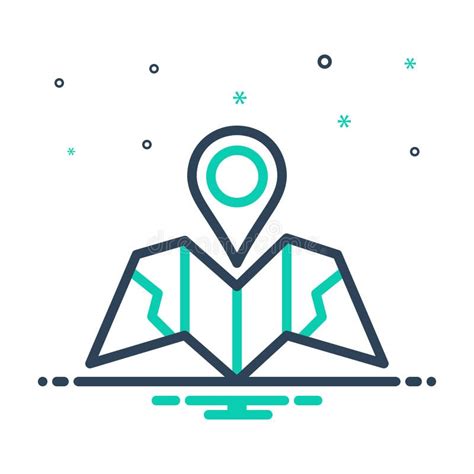 Mix Icon For Maps Navigation And Locate Stock Vector Illustration Of Shape Logotype 330884312