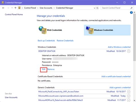 Credential Manager Is Where Windows Stores Passwords And Login Details